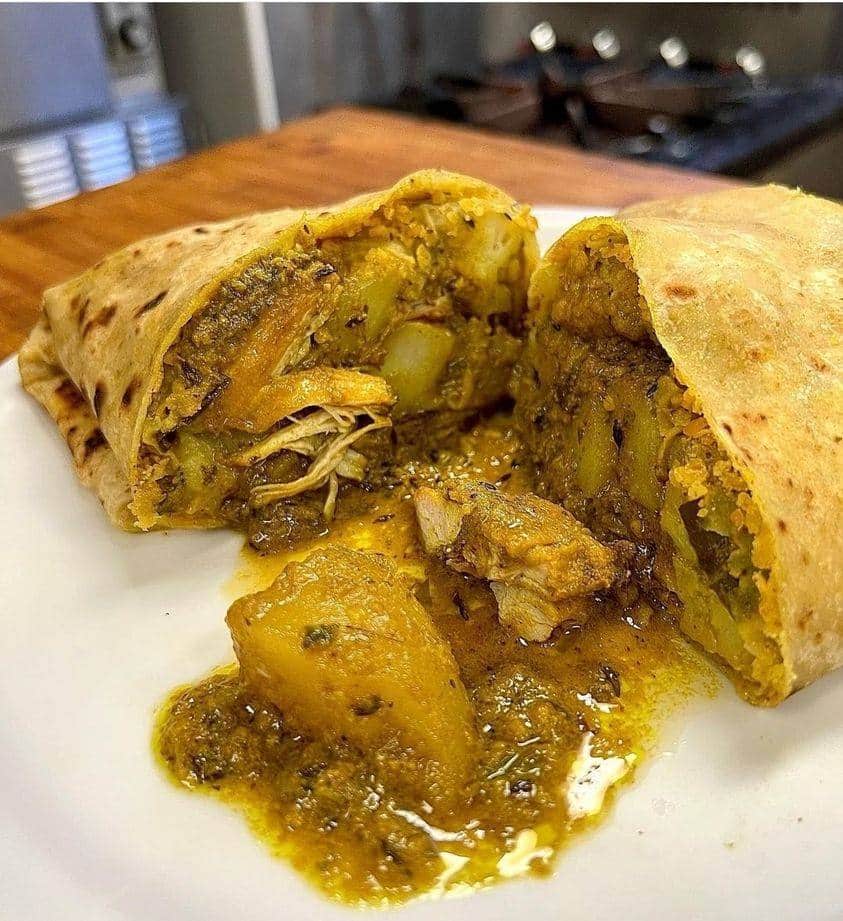 Chicken Roti - Nine Recipes
