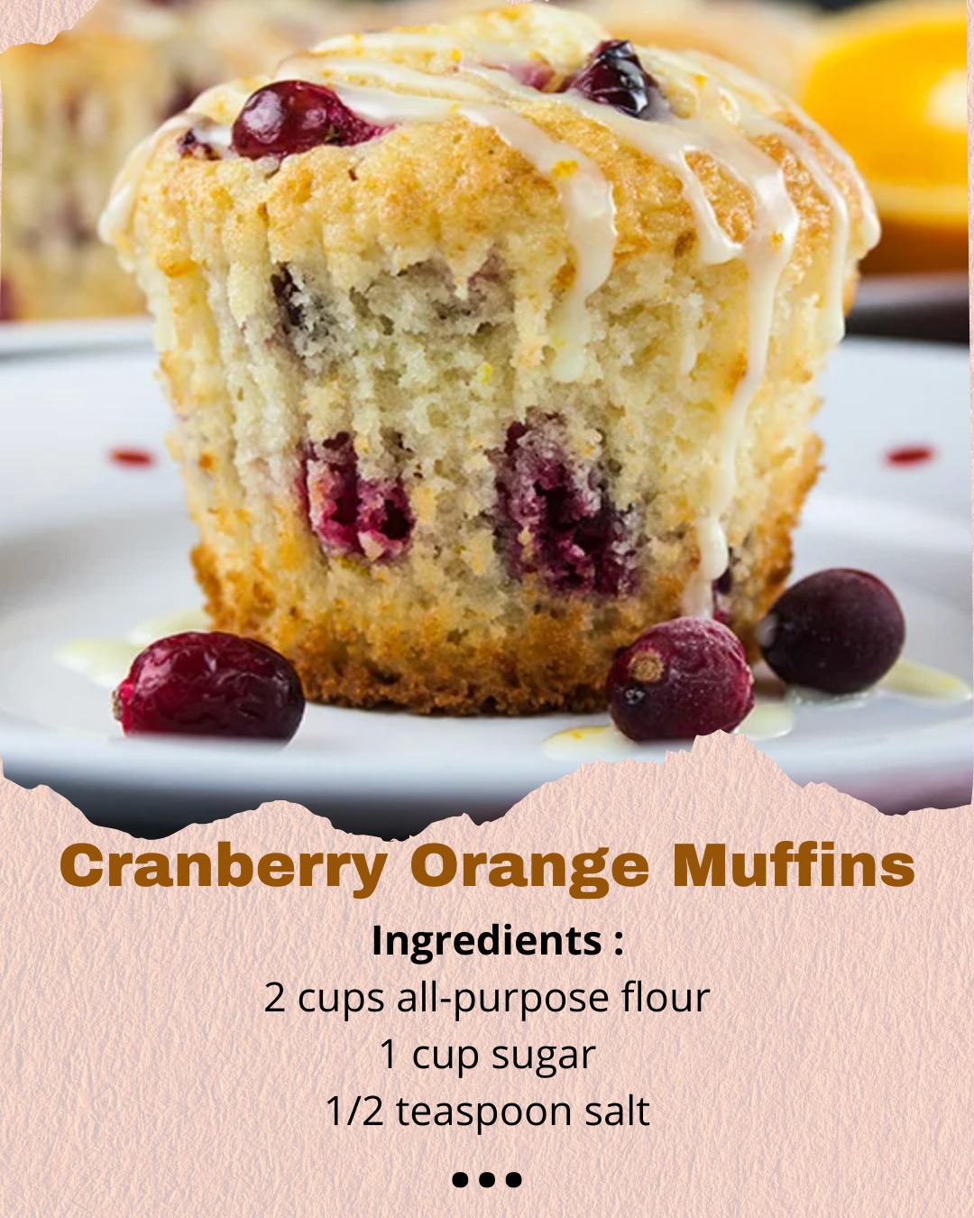 Cranberry Orange Muffins - Nine Recipes