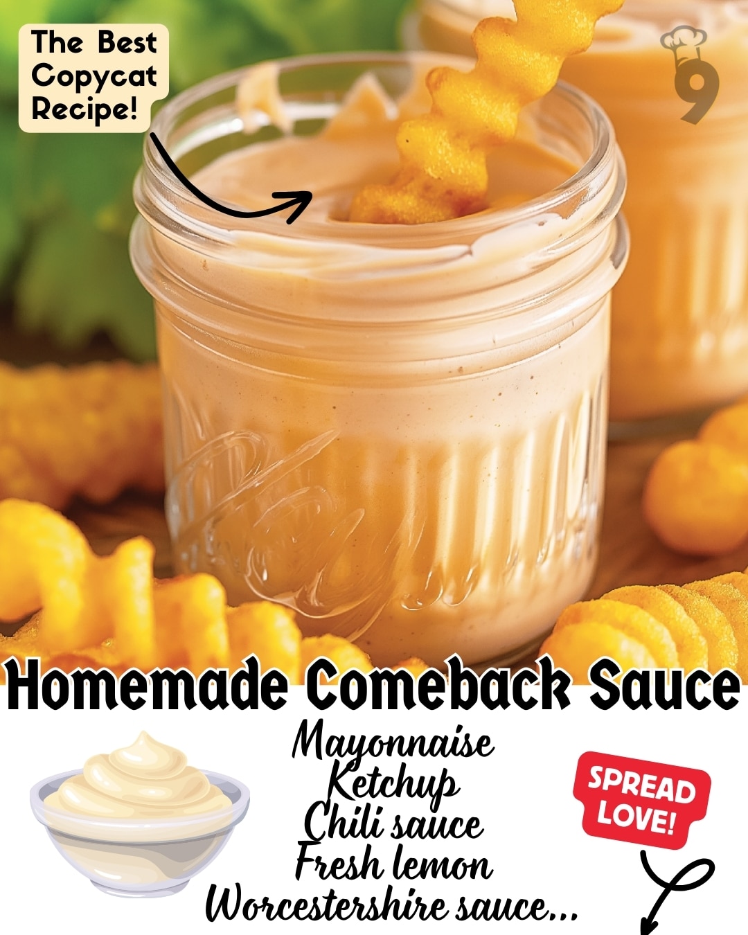 Best Homemade Comeback Sauce Recipe for Fries, Chicken, and More - Nine ...