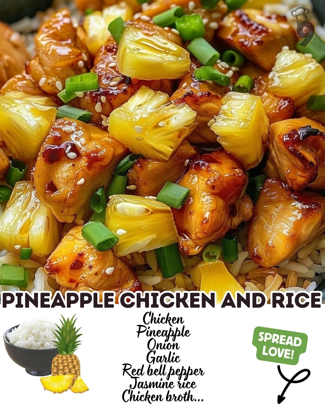 Pineapple Chicken and Rice - Nine Recipes